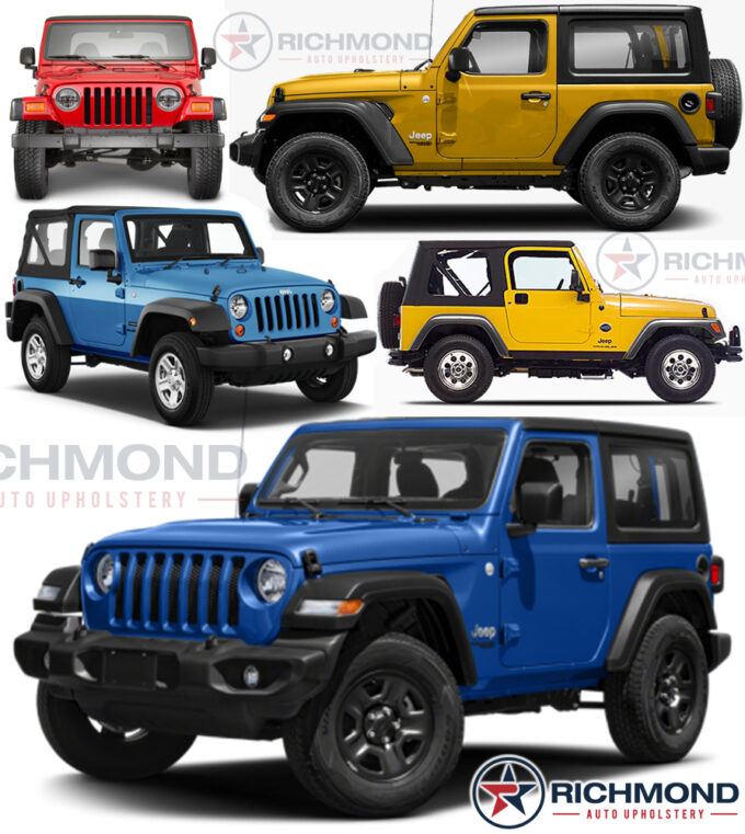1997-2002 Jeep Wrangler Replacement Leather/Vinyl Seat Cover: Driver ...