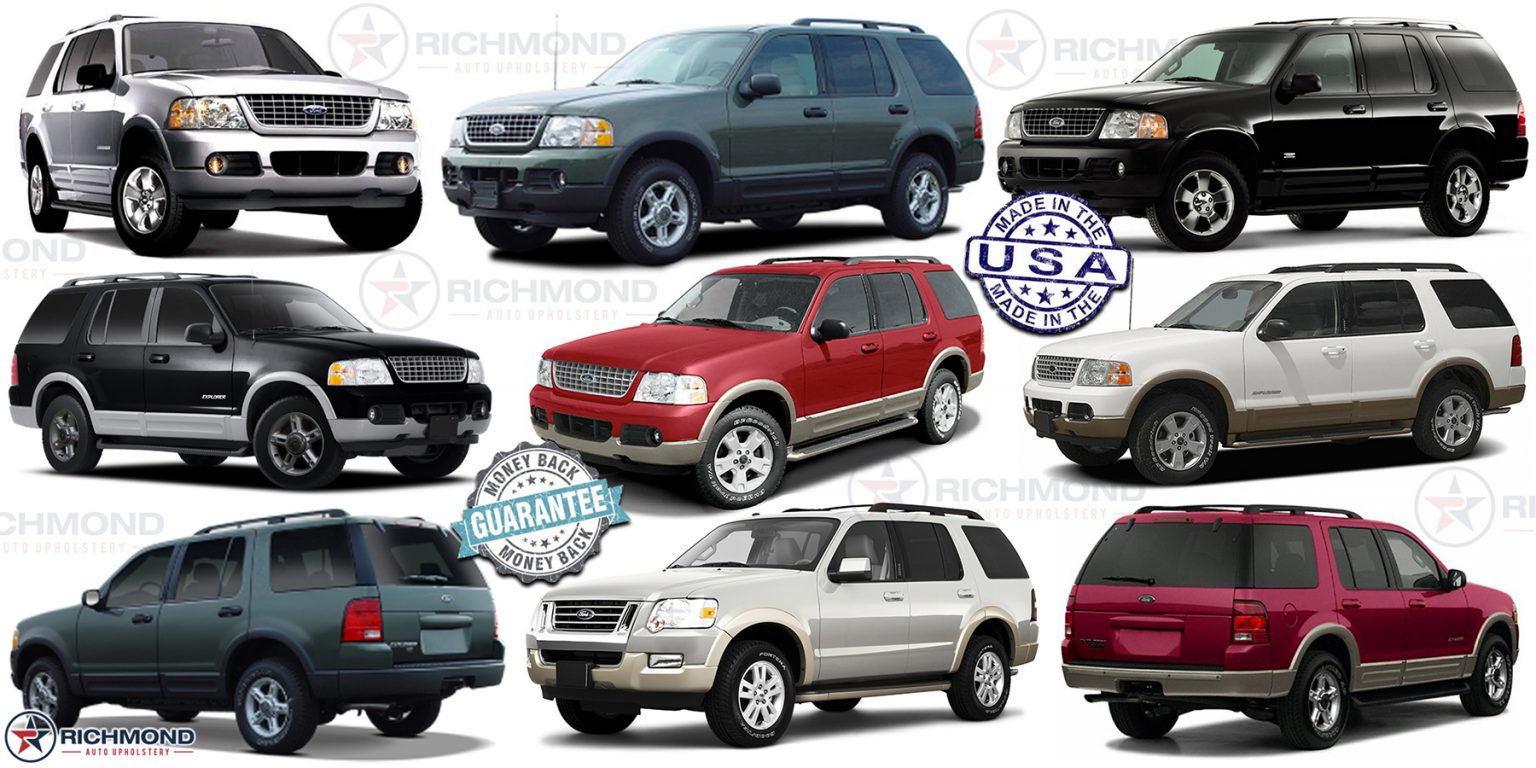 2002-2003 Ford Explorer XLT Replacement Cloth Seat Cover: Driver Side ...